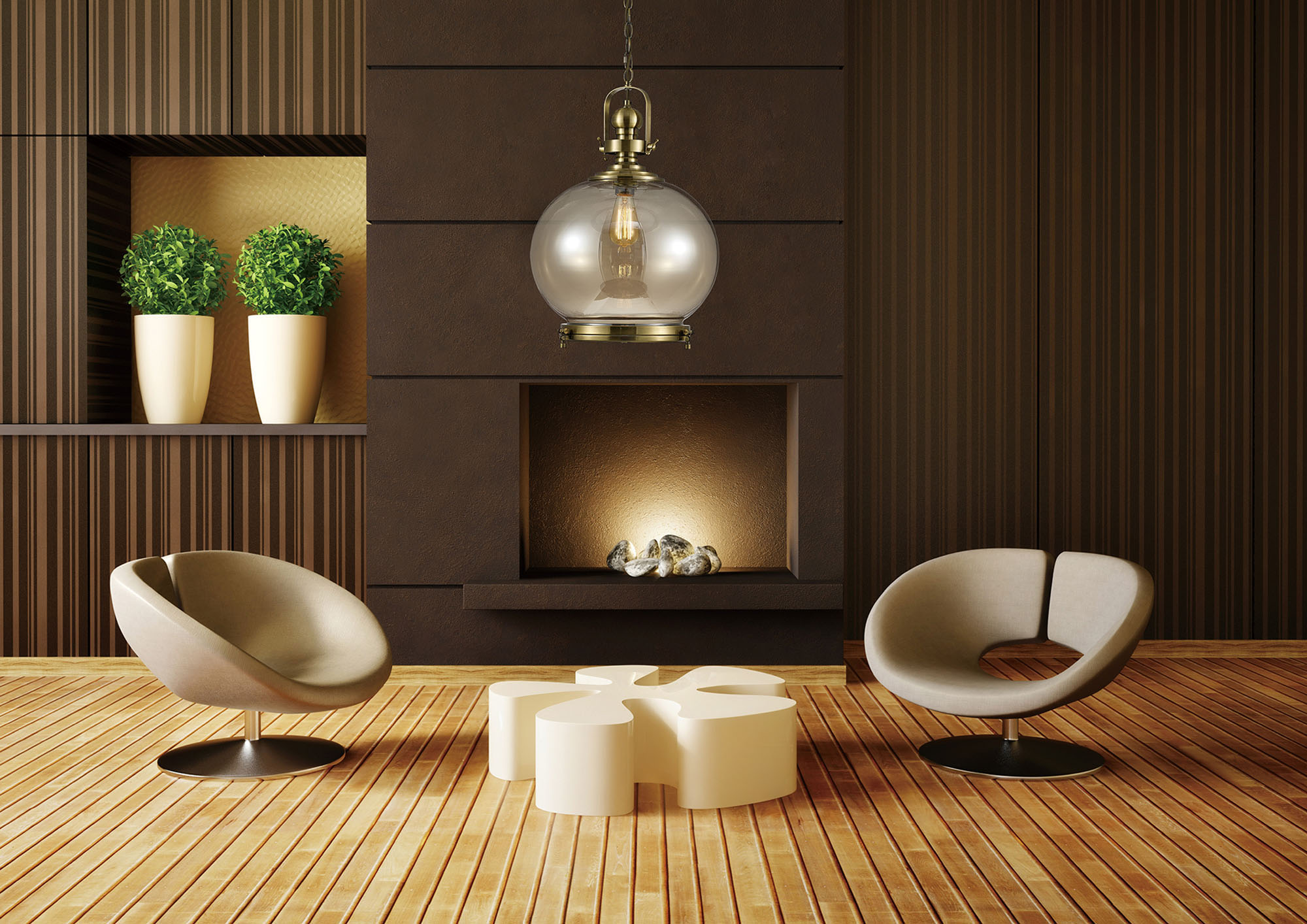 IL31595 Riley Diyas Riley Glass Pendant 1 Light - Inspired Lighting Ltd.