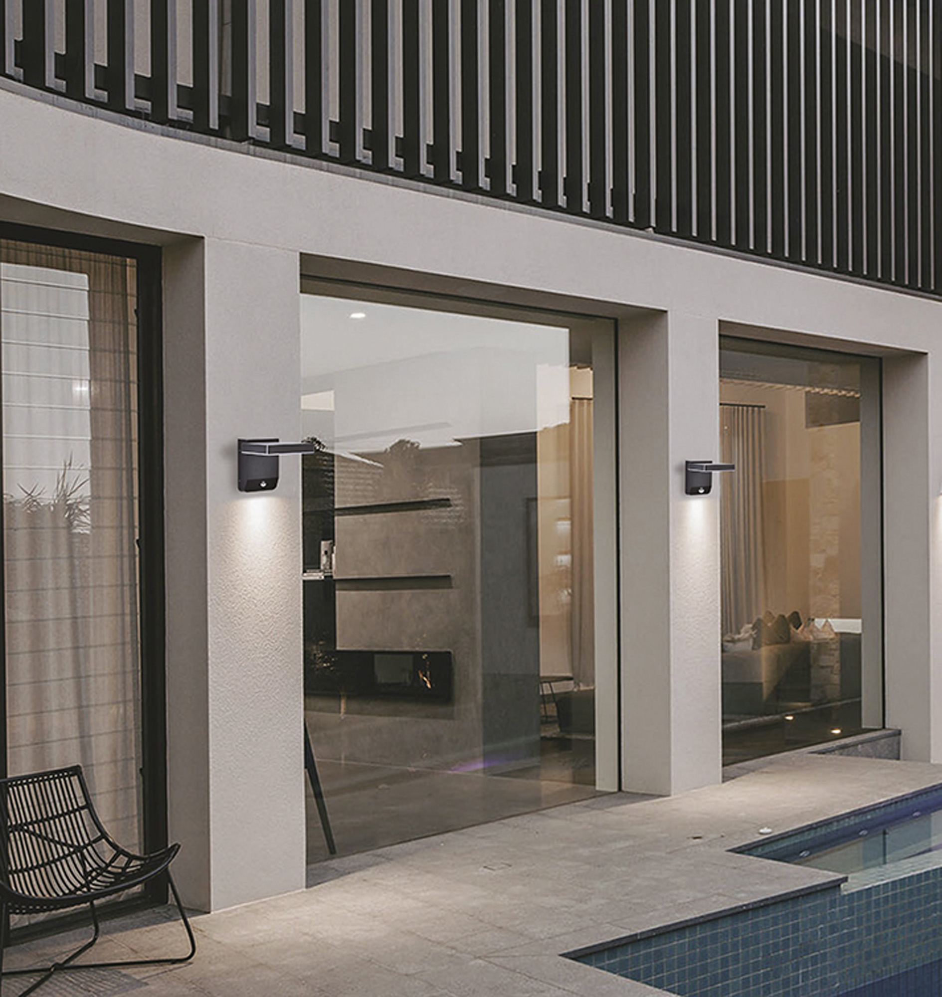 M8473 Cooper Mantra Fusion Cooper Motion Sensor Wall Lamp Adjustable ...