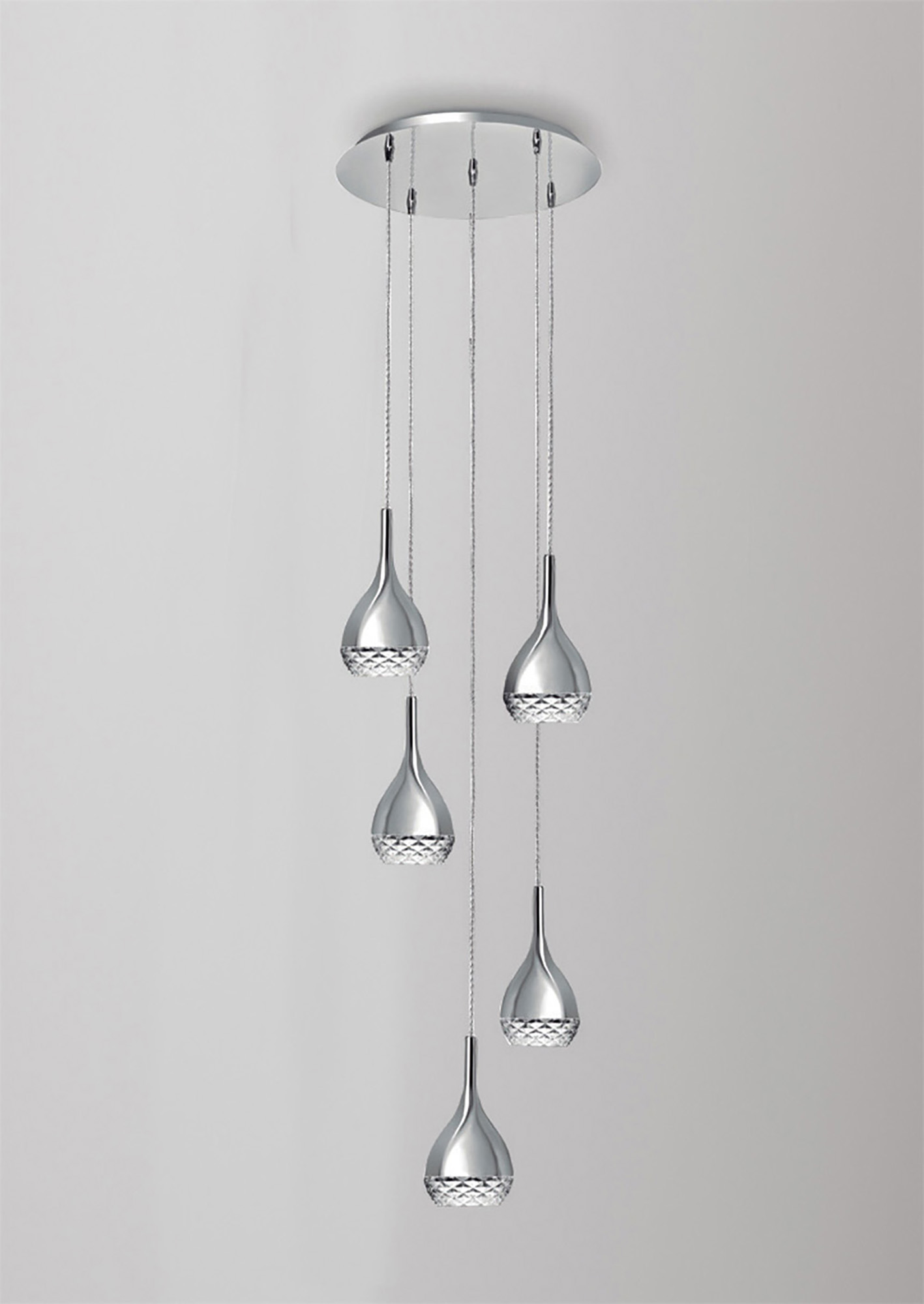 M5164 Khalifa Mantra Khalifa Pendant 5 Light - Inspired Lighting Ltd.
