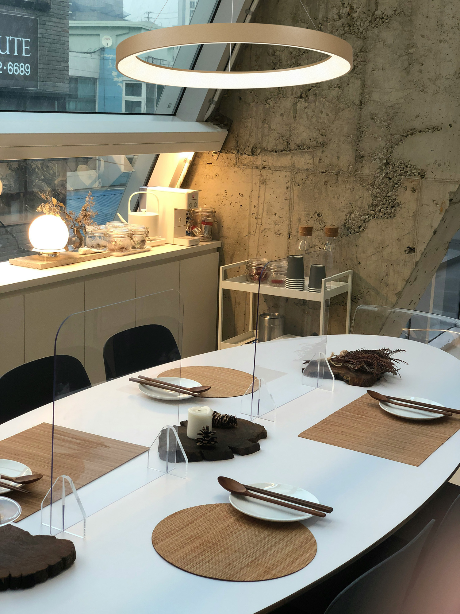 M8581 Niseko II Black Mantra Niseko II Ring Ceiling 50cm 40W LED Black ...