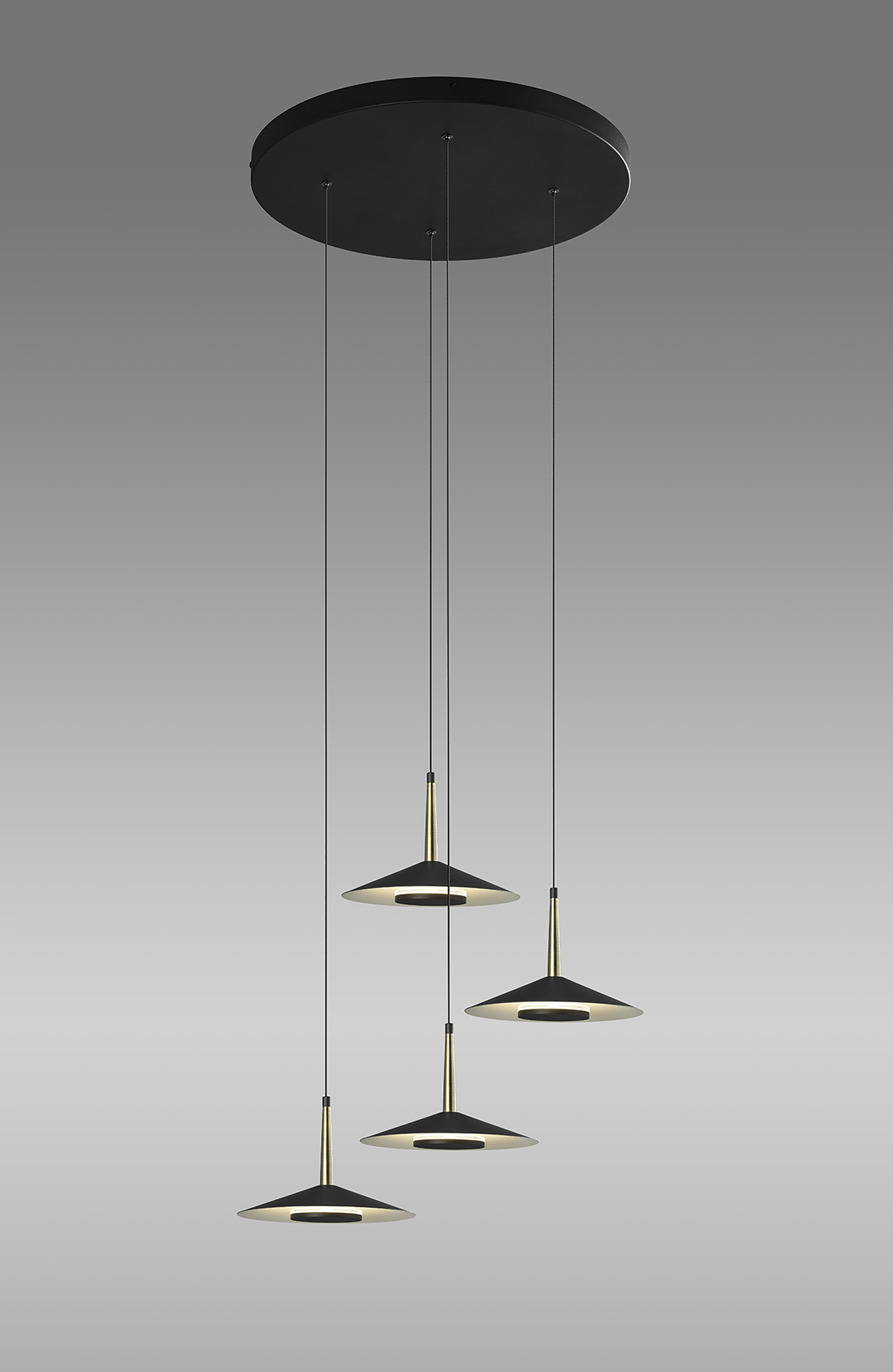 M7476 Orion Mantra Orion Round Pendant 4 Light 32W LED - Inspired ...