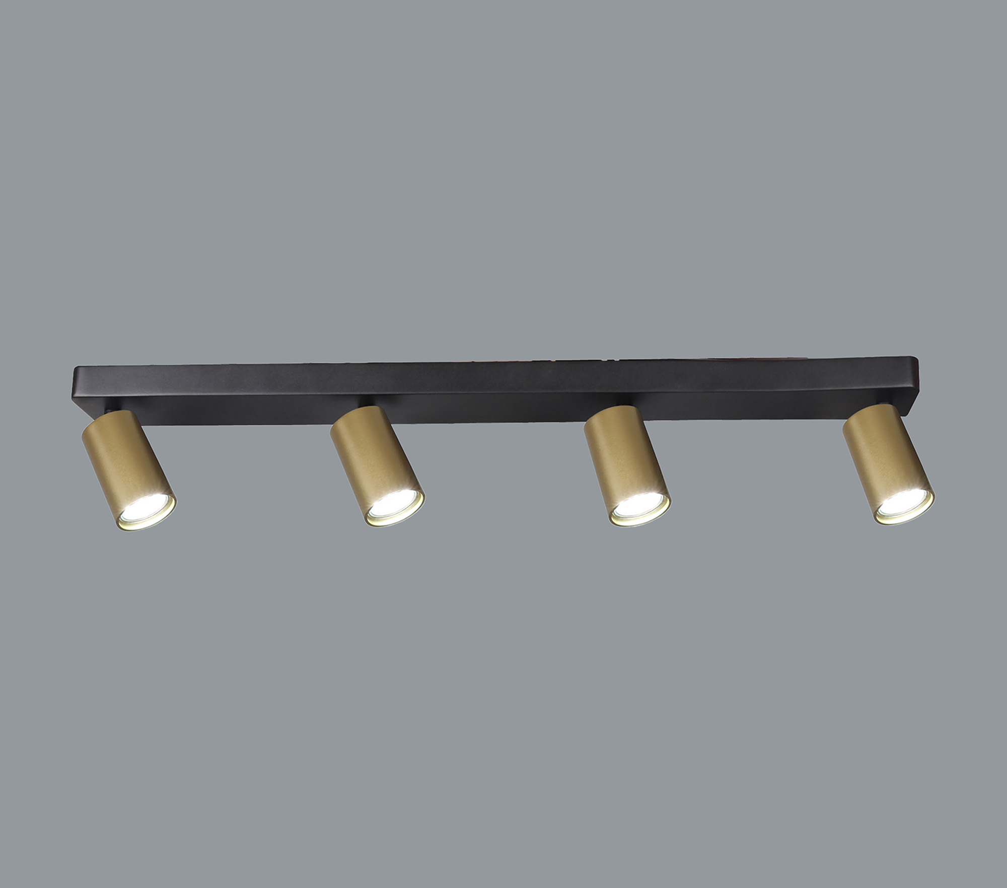 M8487 Sal Satin Gold Mantra Fusion Sal Linear 4 Light Spotlight Satin ...