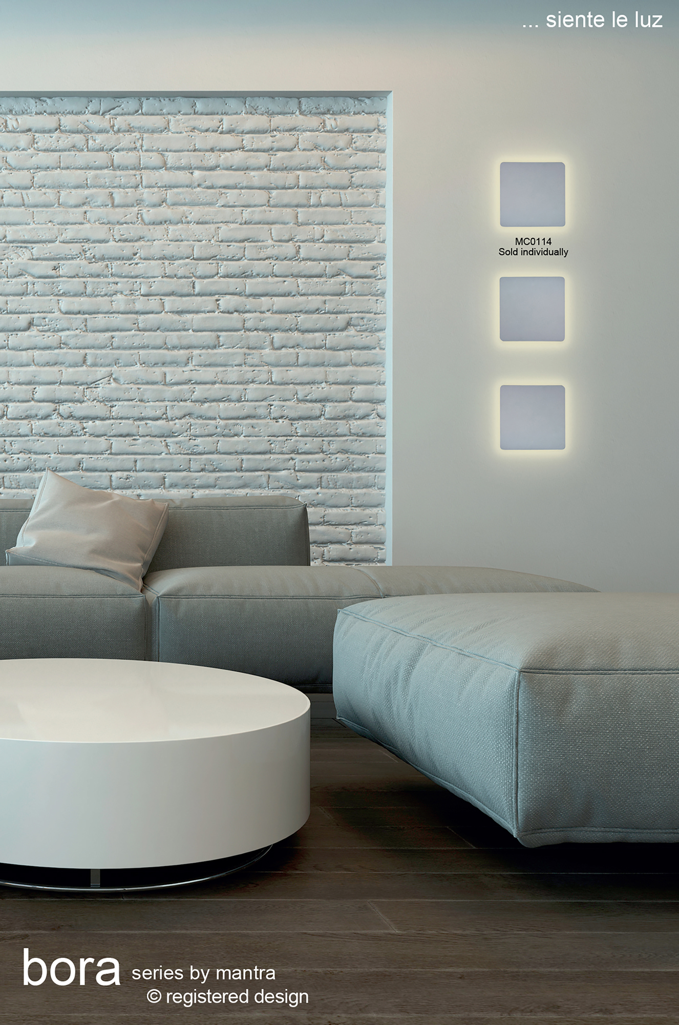 M6539 Bora Mantra Fusion Bora Wall Lamp 9.6W LED - Inspired Lighting Ltd.