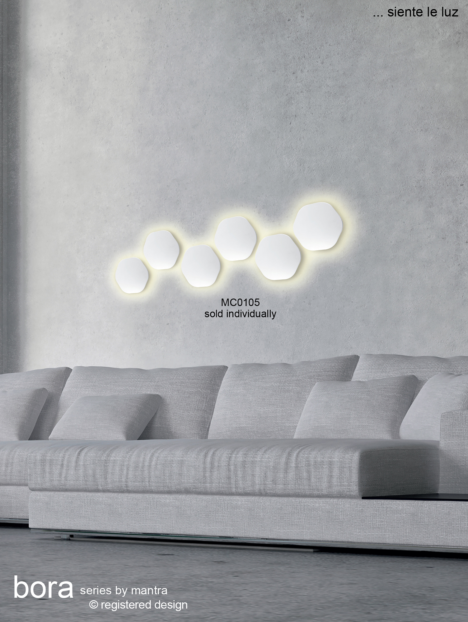 M6539 Bora Mantra Fusion Bora Wall Lamp 9.6W LED - Inspired Lighting Ltd.