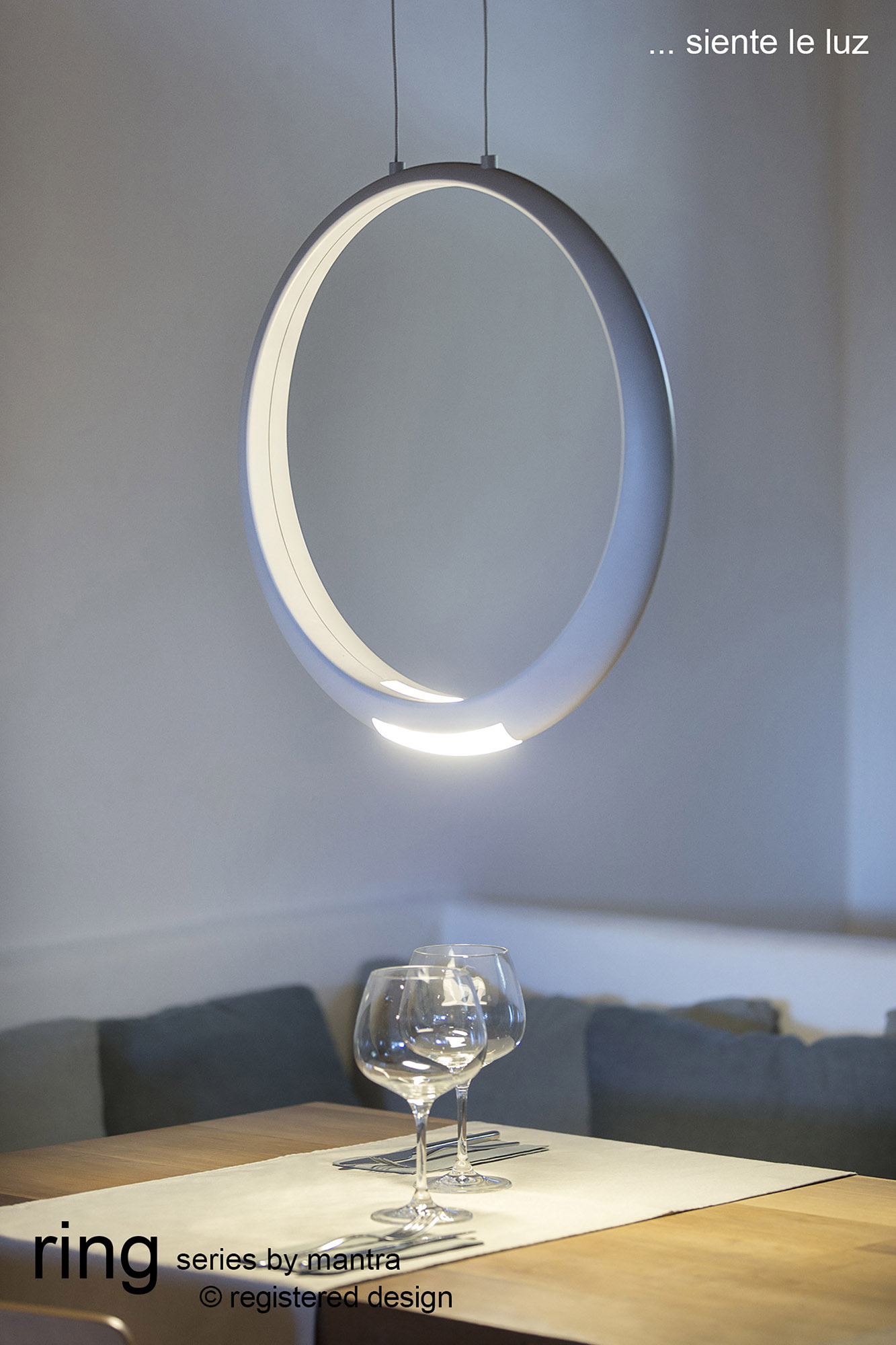 M6171 Ring Mantra Ring Pendant Round 23W LED Bronze - Inspired Lighting ...