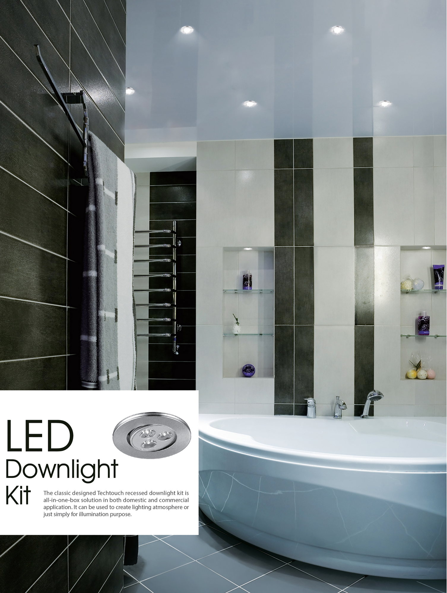 Recessed Ceiling Luminaires Square/Rectangular Recess Ceiling LED ...