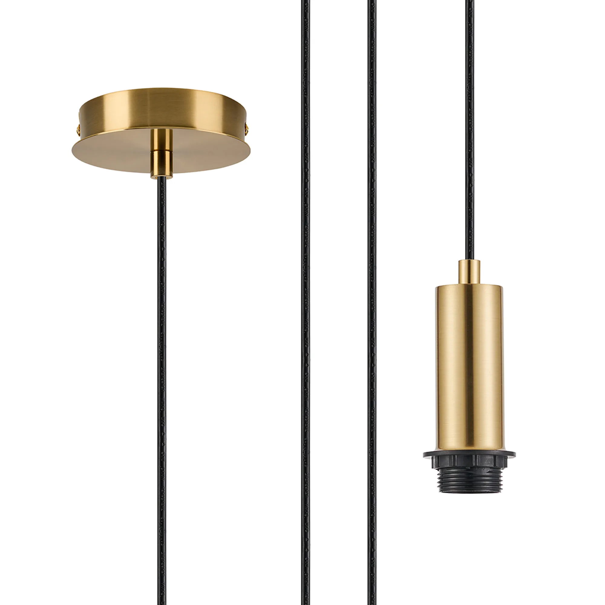 D1053BG Wick Short Body E27 Deco Wick 10cm Body, 5m Single Pendant ...