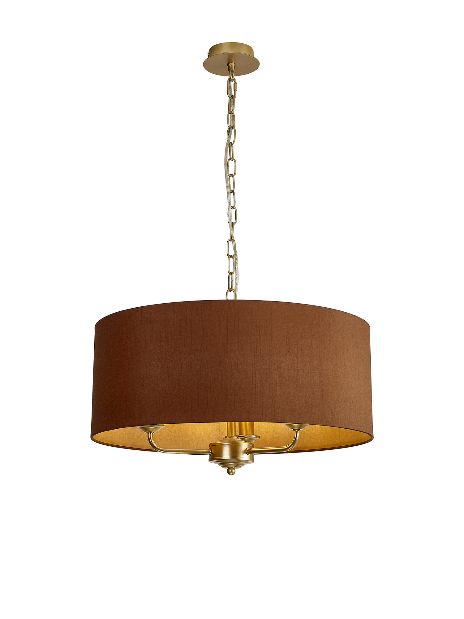 DK0973 Banyan CG RC Deco Banyan 50cm 3 Light Pendant Champagne Gold ...