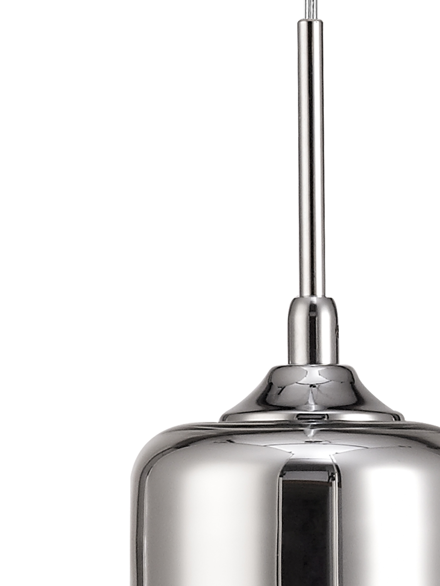 D0113 Mia Deco Mia Glass Pendant 1 Light Polished Chrome - Inspired ...