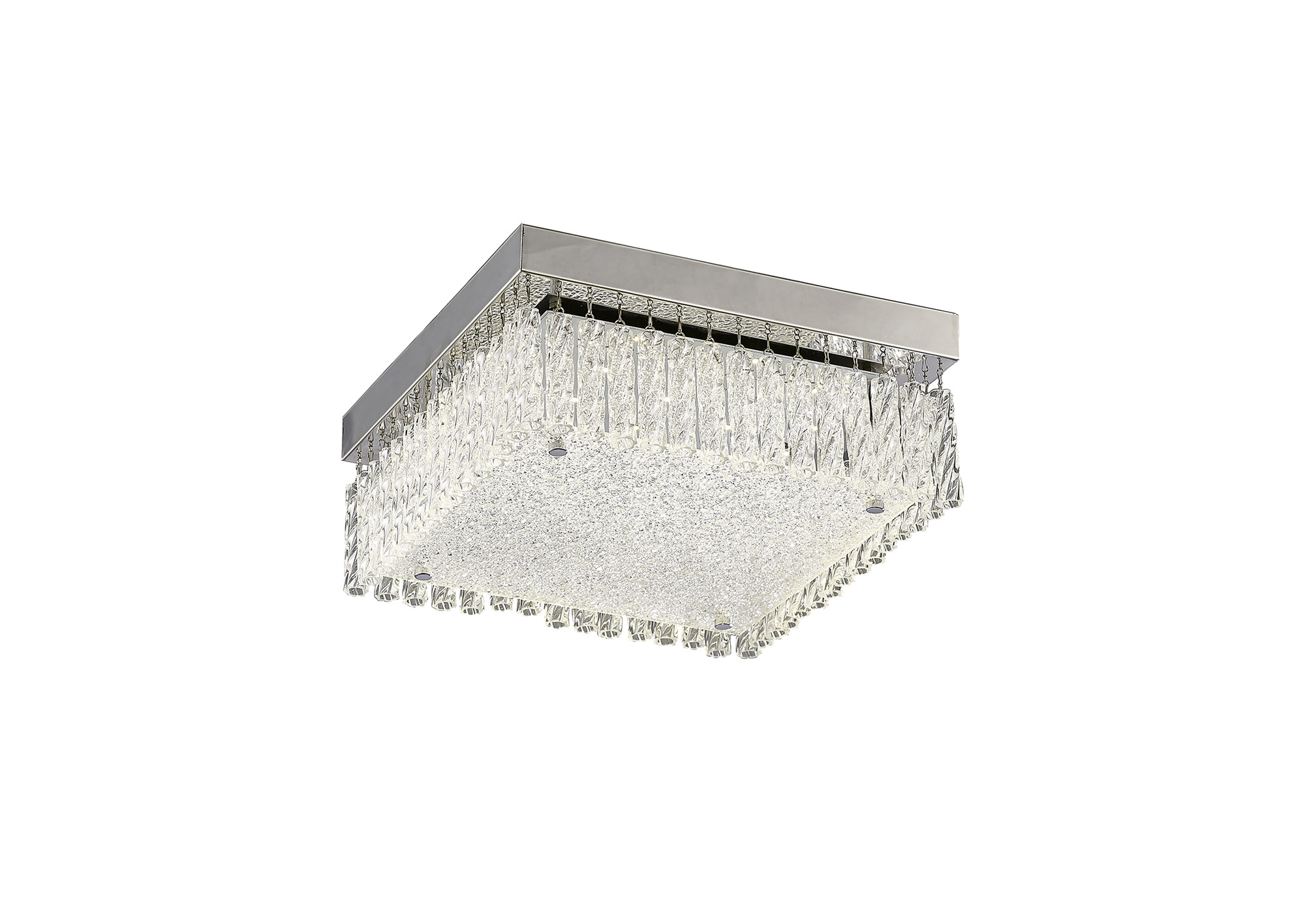 IL80052 Aiden Diyas Aiden Glass 18W LED Flush Ceiling - Inspired ...