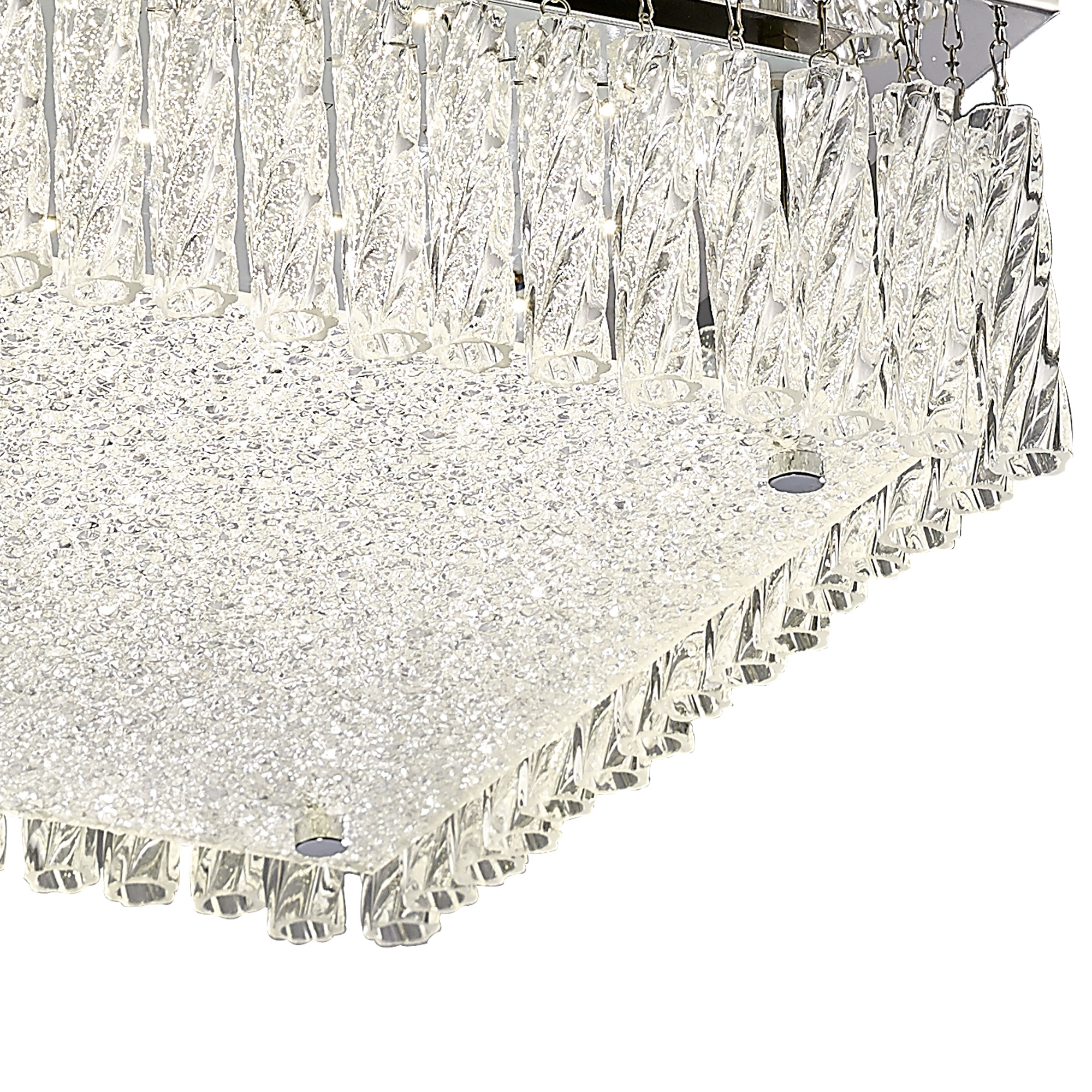 IL80052 Aiden Diyas Aiden Glass 18W LED Flush Ceiling - Inspired ...