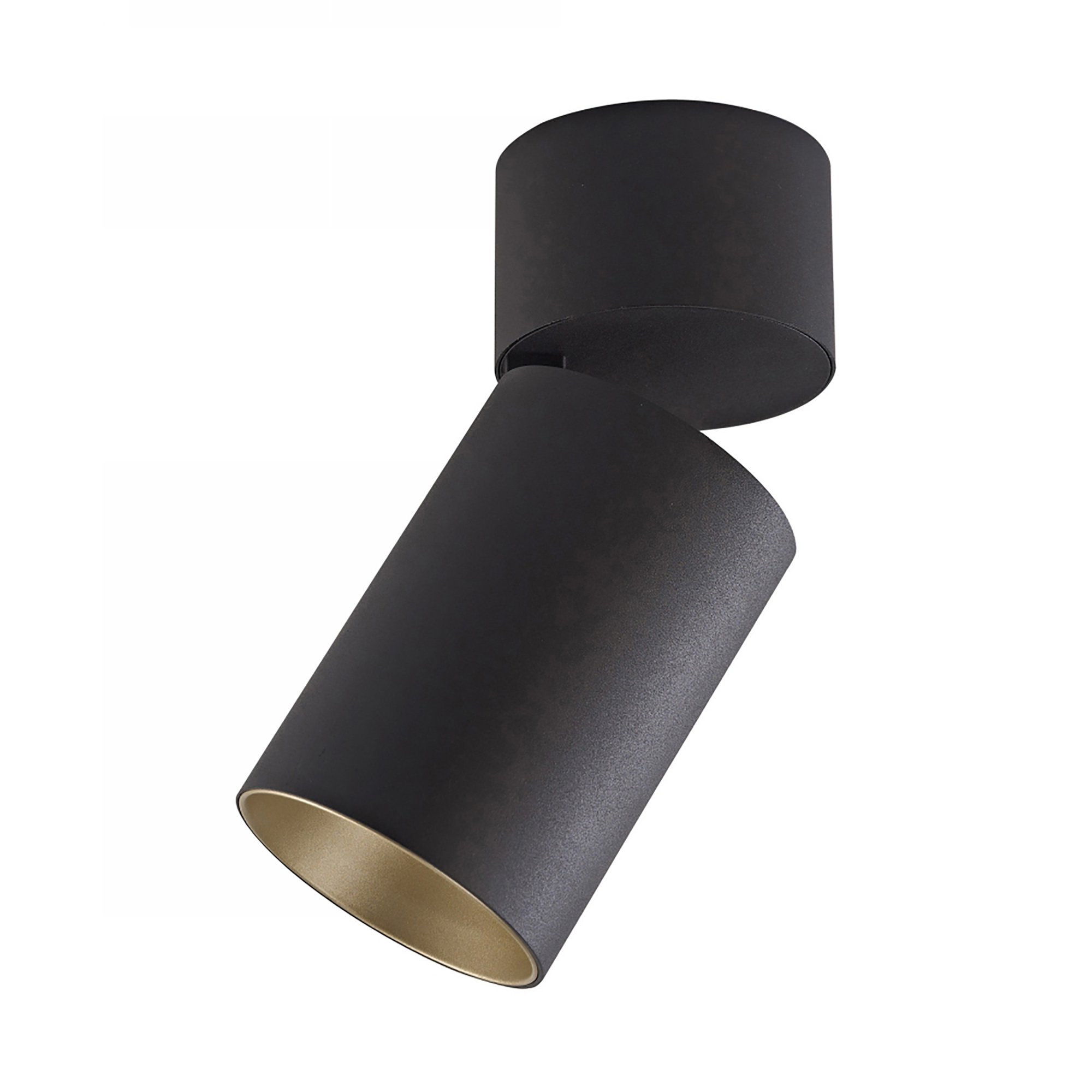 DL300036 Eos A 20 Dlux Eos A 20; 20W Black & Gold Surface LED Spotlight ...