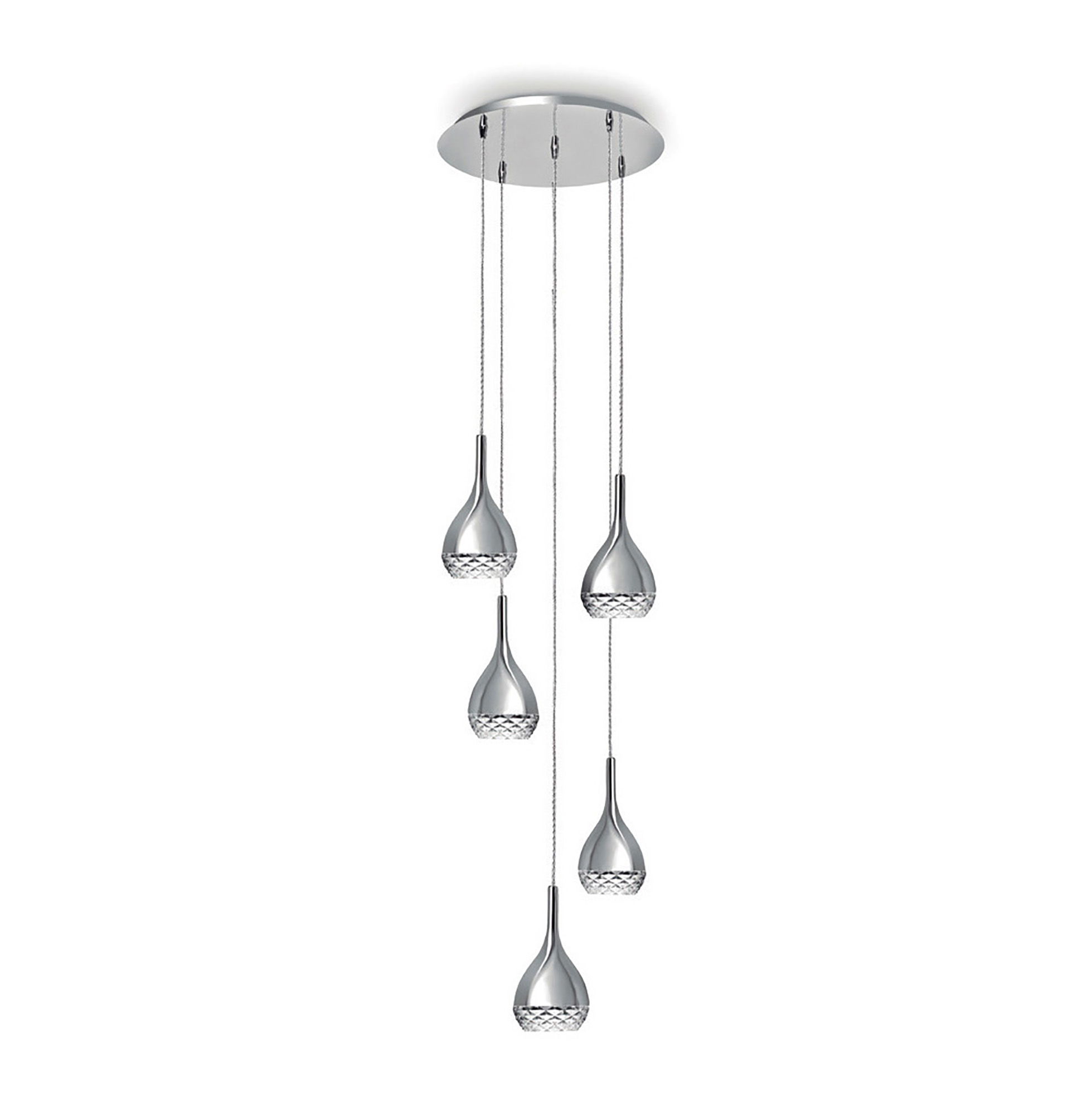 M5164 Khalifa Mantra Khalifa Pendant 5 Light - Inspired Lighting Ltd.