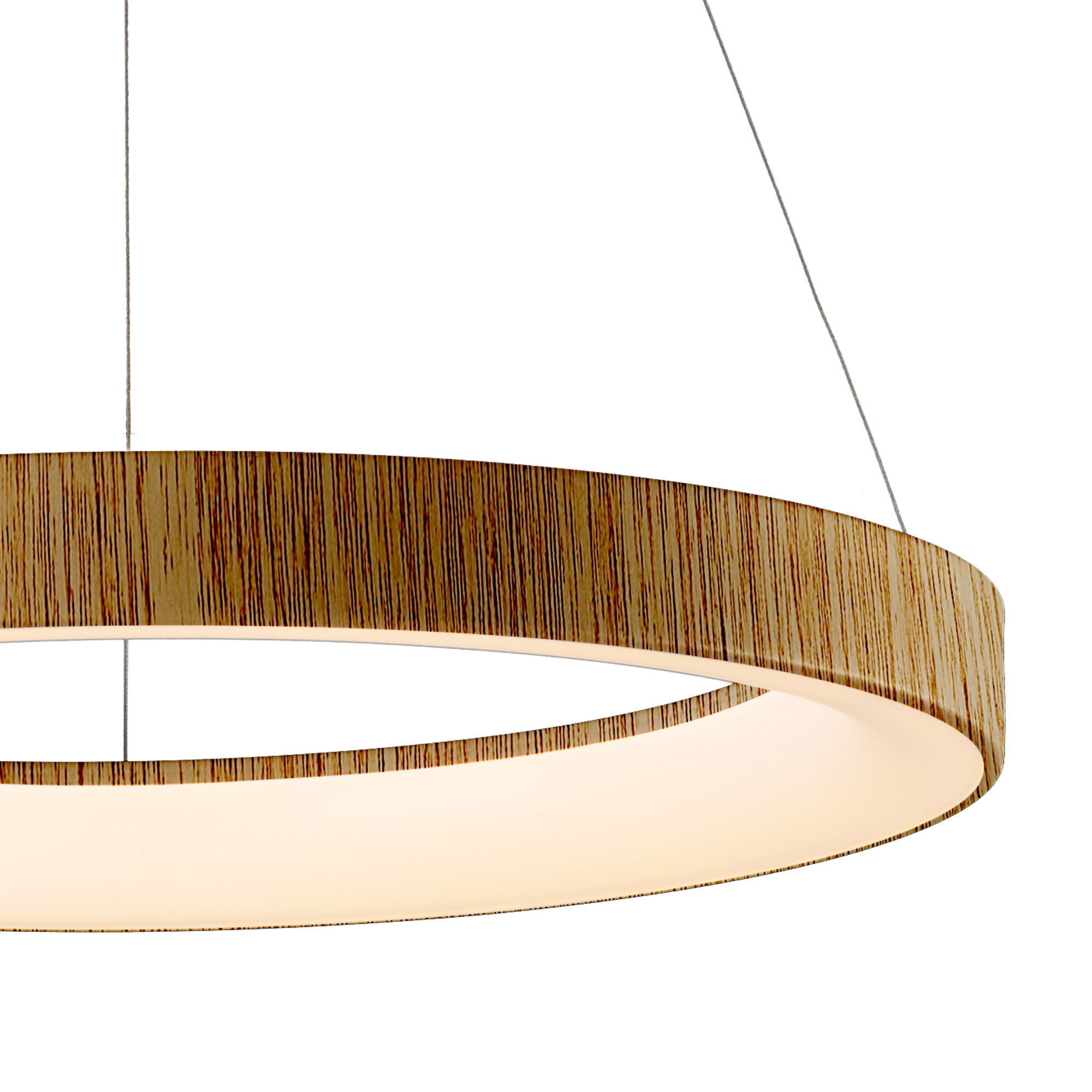 M8575 Niseko II Wood Mantra Niseko II Ring Pendant 65cm 50W LED Wood ...