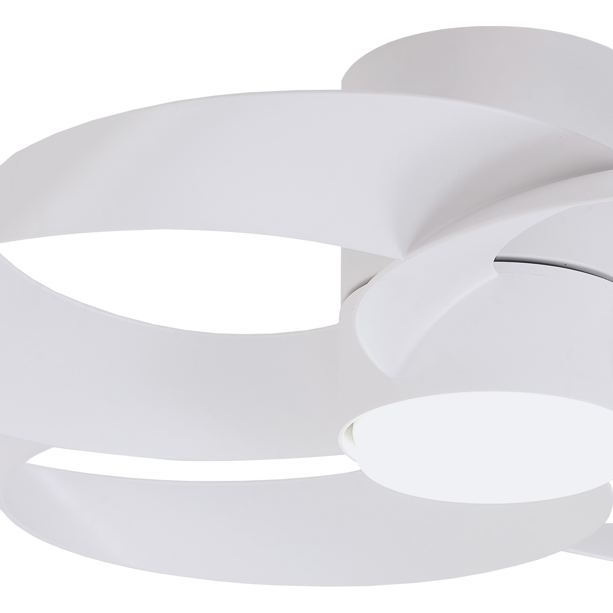 M8705 Rose Mantra Rose 24W LED Dimmable Ceiling Light & Fan; Remote ...