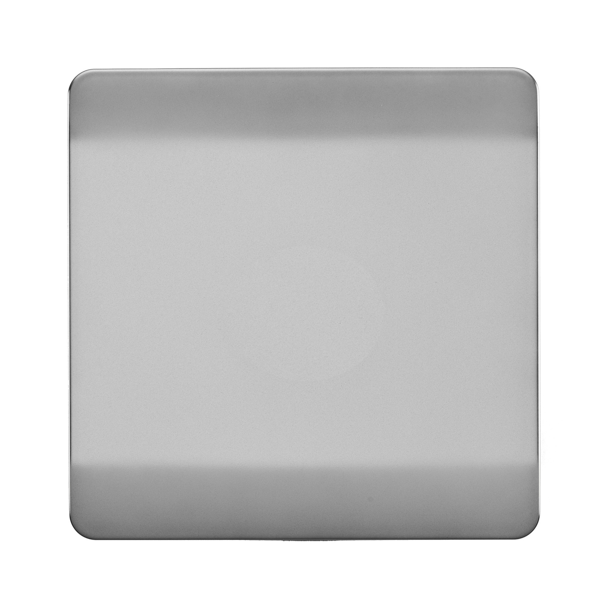 ART-BLKBS Brushed Steel Trendi 1 Gang Blanking Plate Brushed Steel ...
