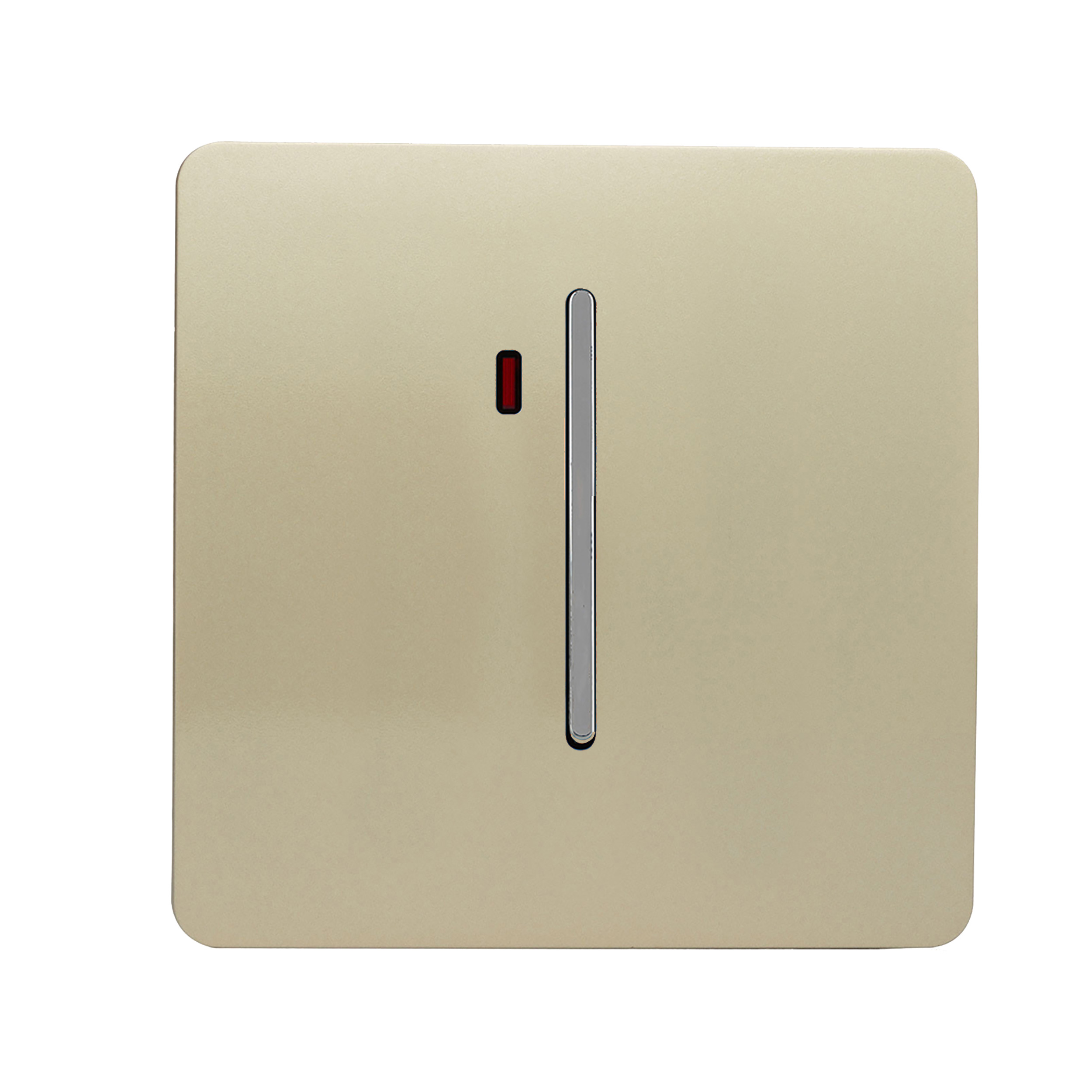 ART-WHS1GO Champagne Gold Trendi 1 Gang 20A Double Pole Rocker Switch ...