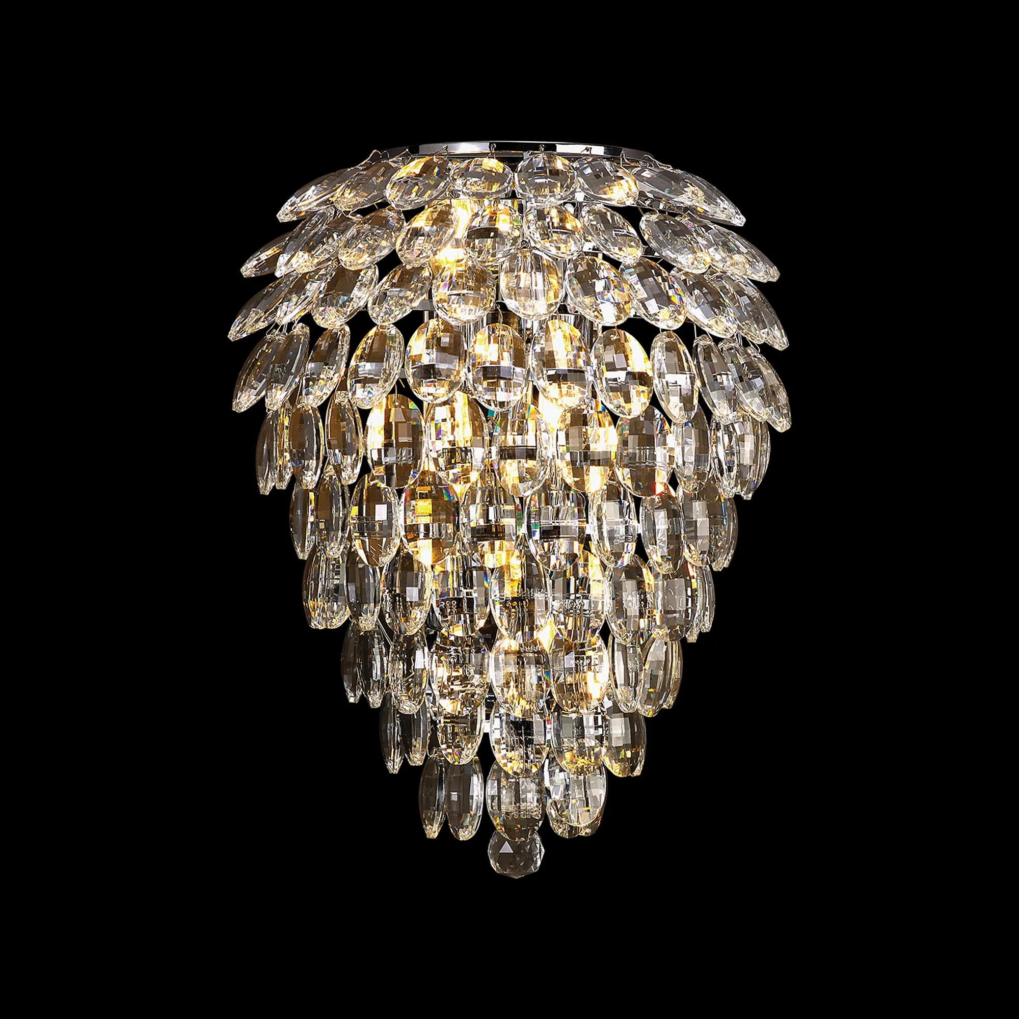 IL32912 Coniston IP Diyas Coniston IP Tall Wall Lamp 6 Light Polished ...