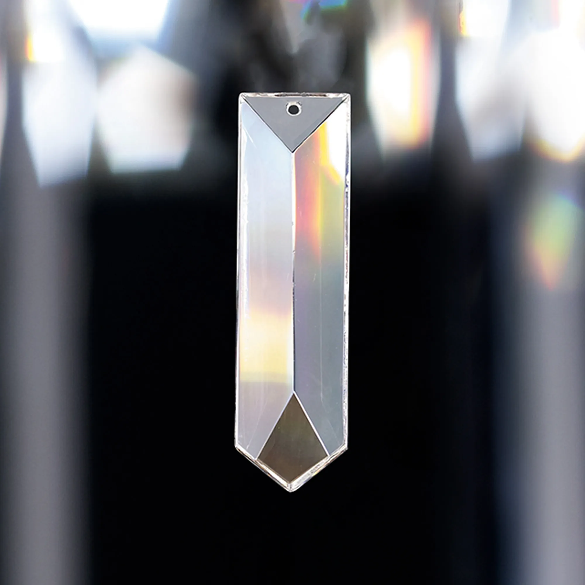 C70020 Crystal Droplet Diyas Crystal Pointed Rectangle Without Ring ...