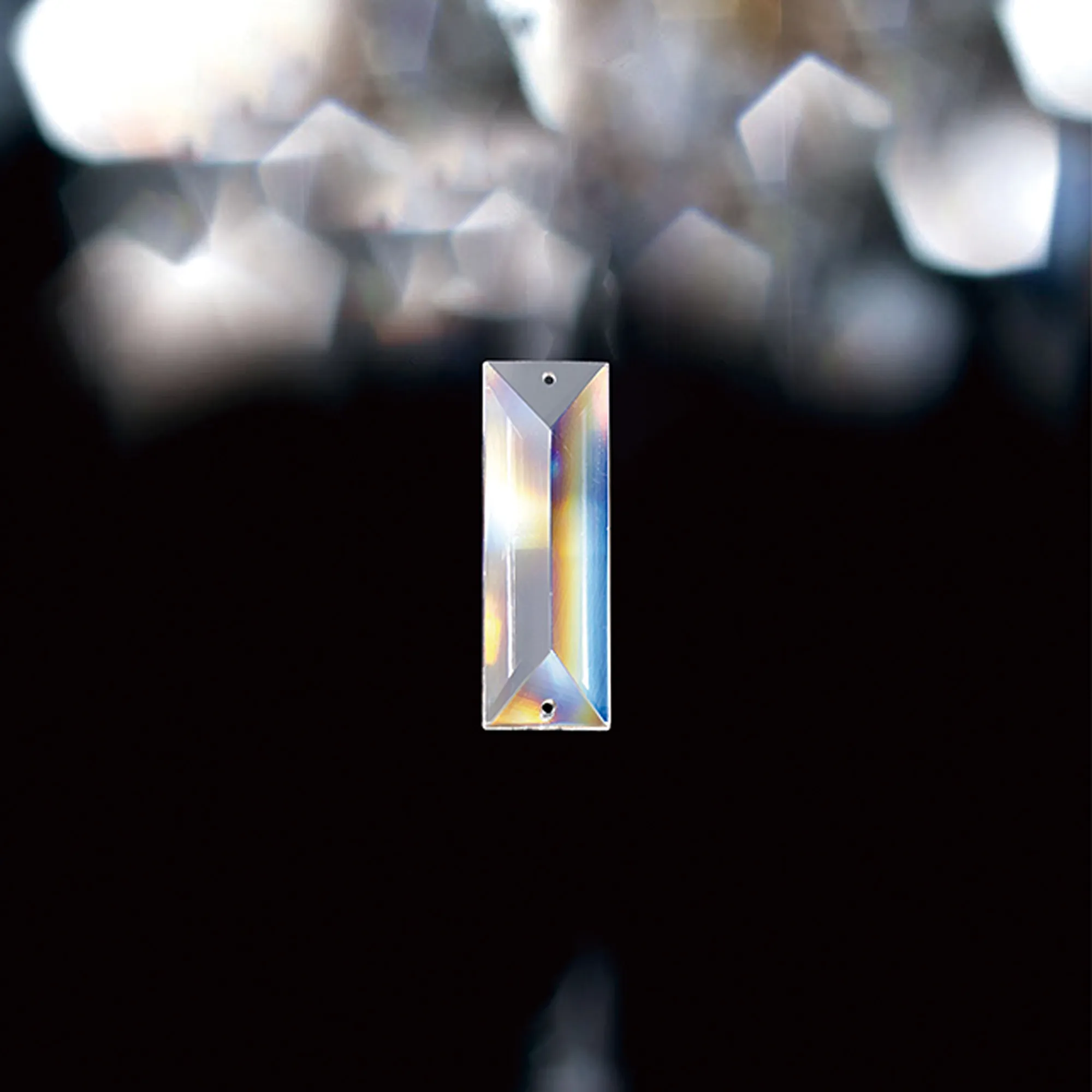 C70090 Crystal Quadrilateral Diyas Crystal Rectangle Without Ring ...