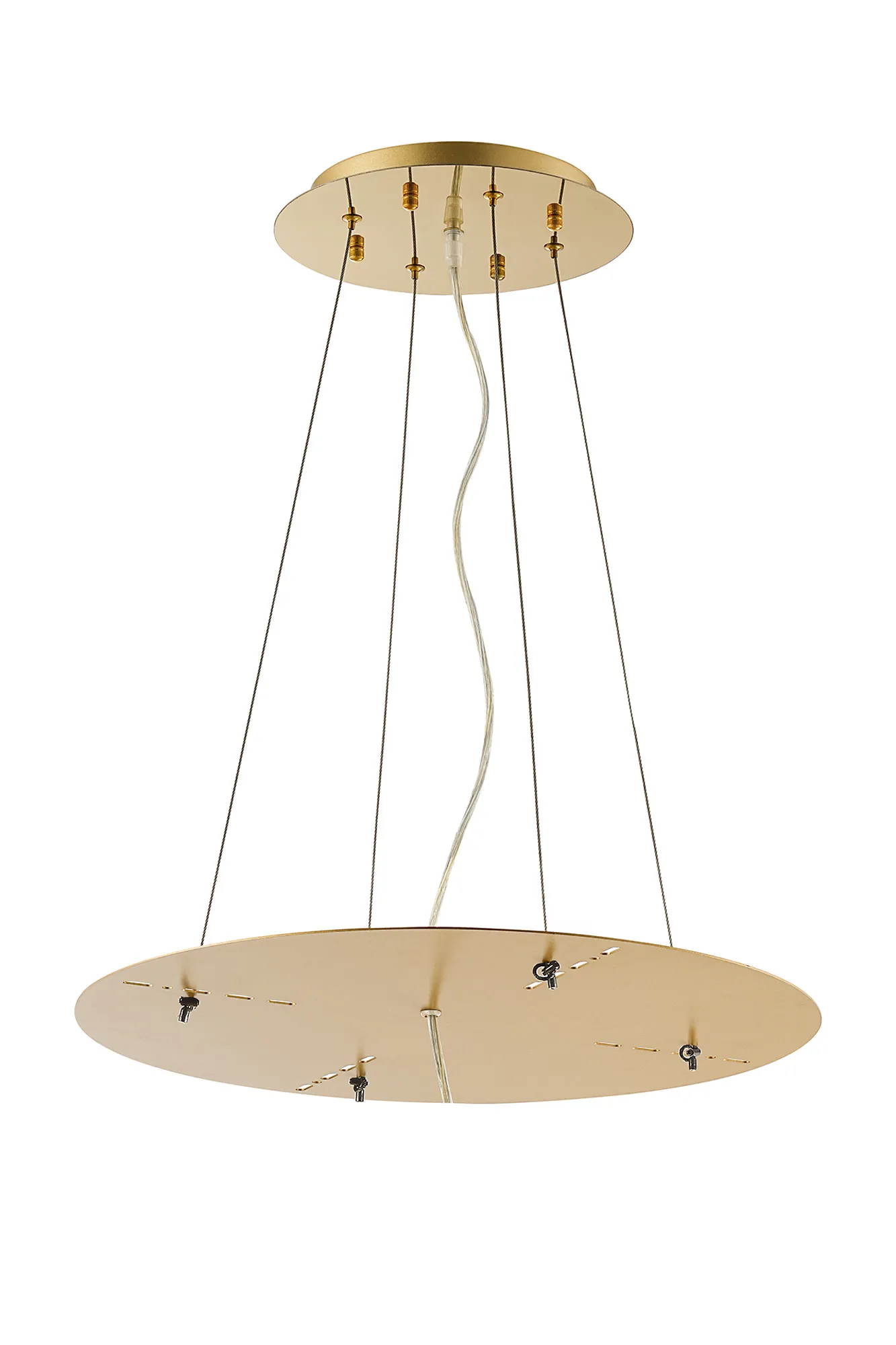 D0720 Lowan French Gold Deco Lowan 490mm 3m Suspension Plate (Max Load ...