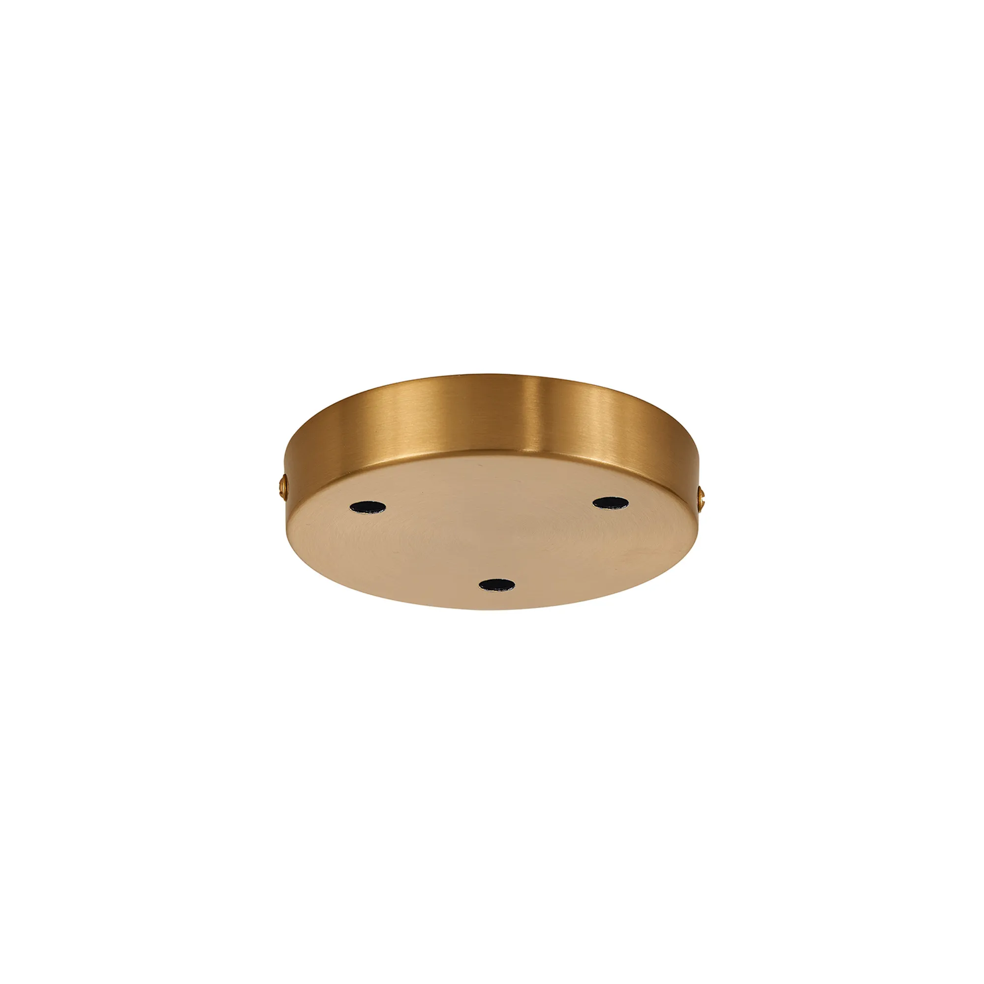 D0827BR Hayes Brass Deco Hayes 3 Hole 12cm Round Ceiling Plate Brass ...
