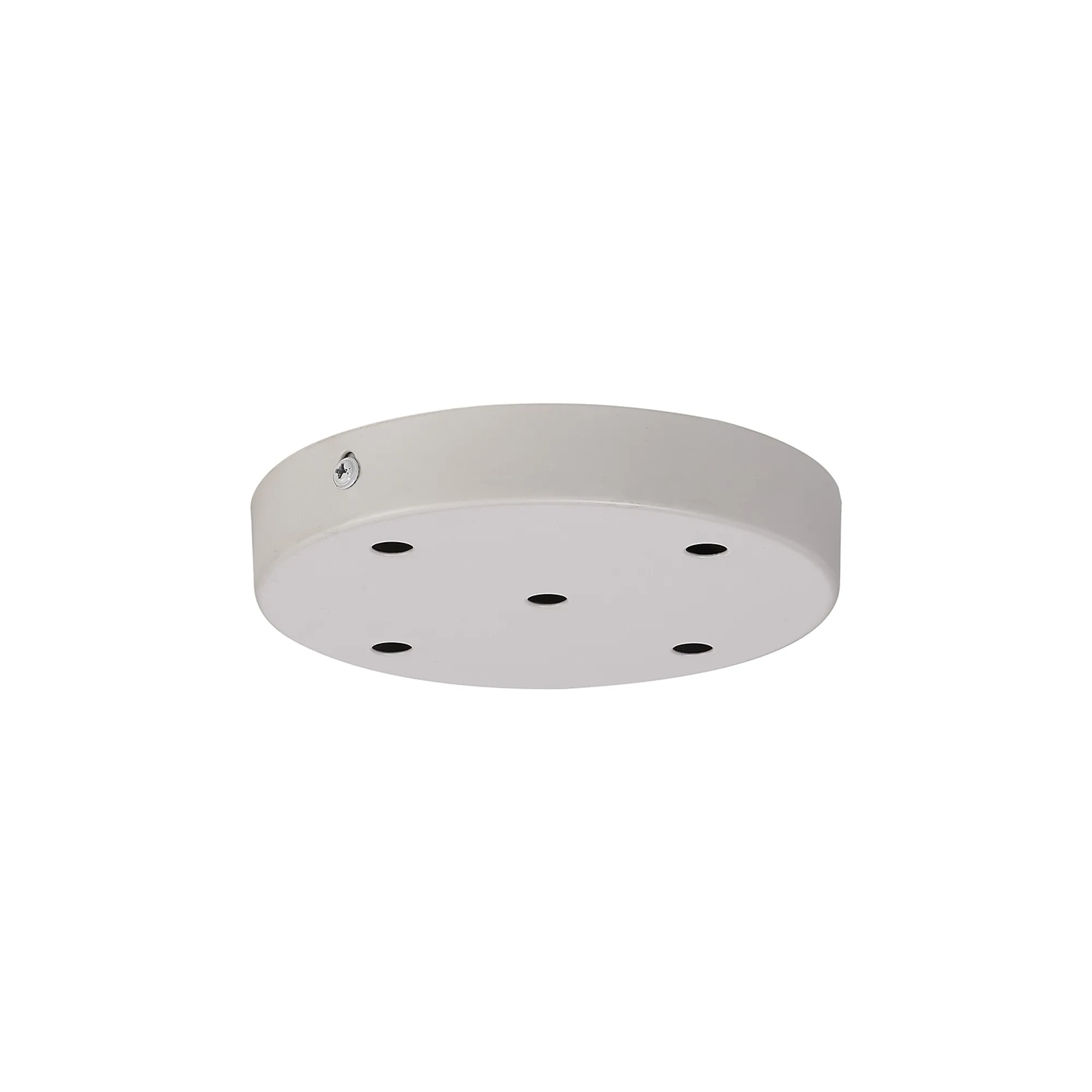 D0828WH Hayes White Deco Hayes 5 Hole 15cm Round Ceiling Plate White ...