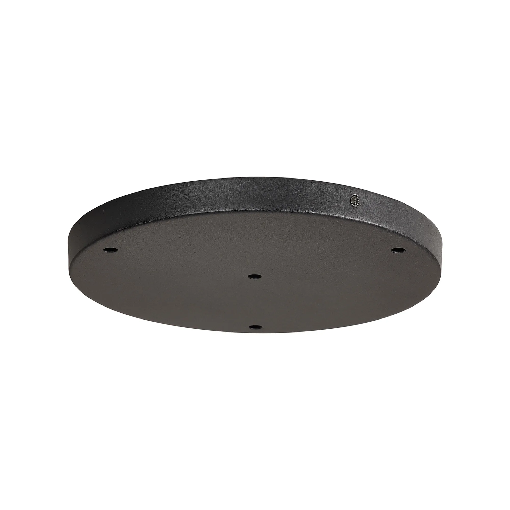 D0829BL Hayes Black Deco Hayes 4 Hole 28cm Round Ceiling Plate Satin ...