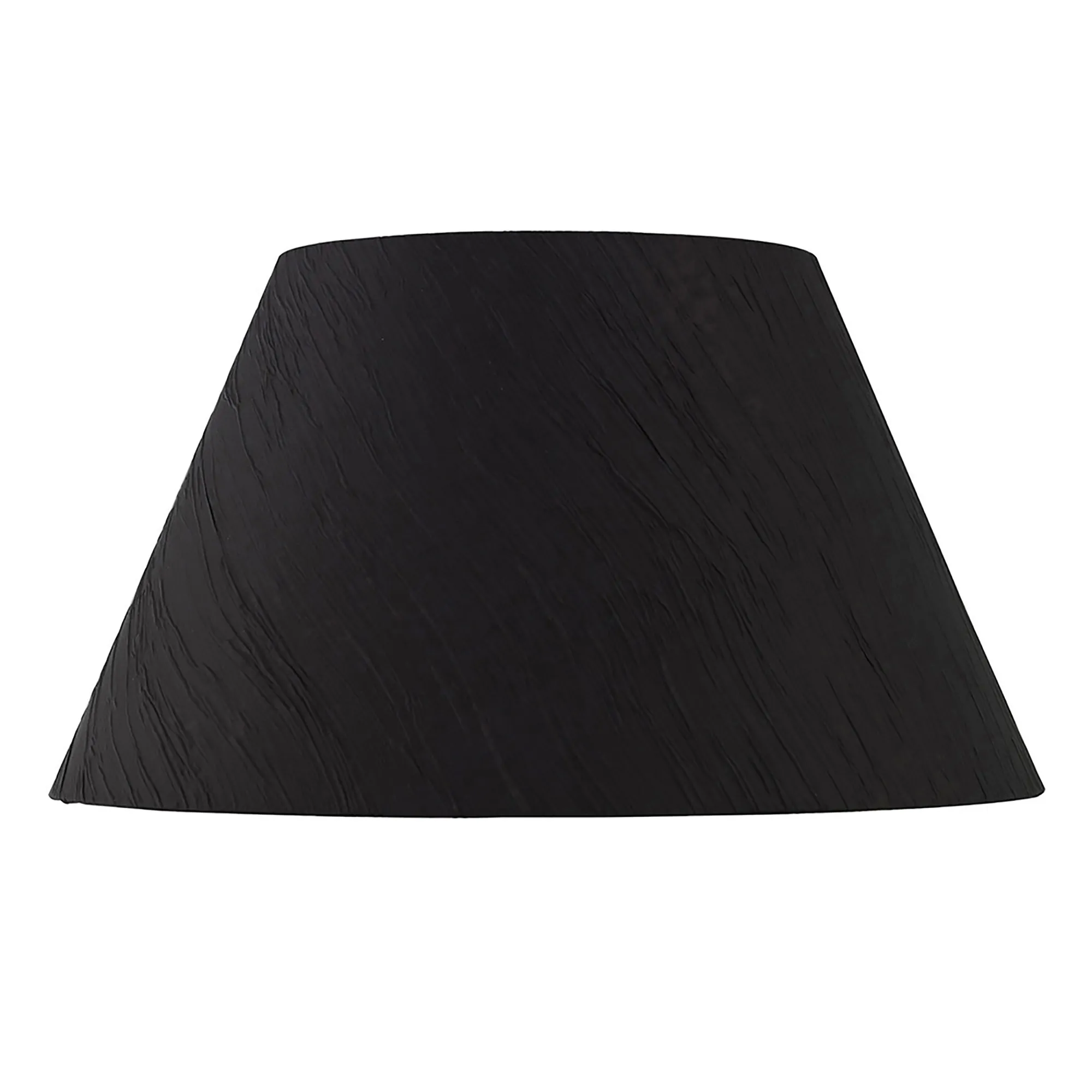 ILS10401 Shades Diyas Wrinkle 40cm Fabric Shade Black - Inspired ...