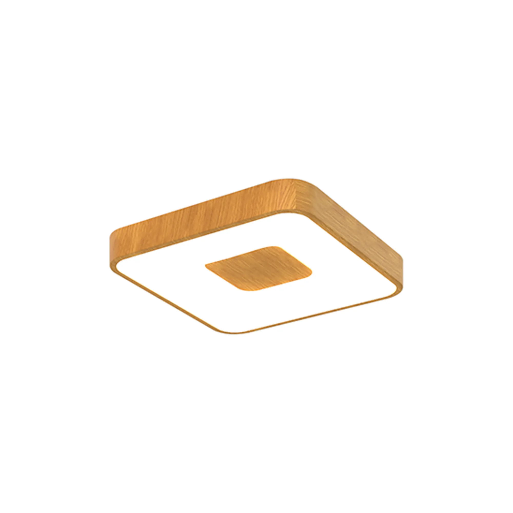 M7924 Coin Square Mantra Coin 56W LED Square Ceiling Wood Effect ...