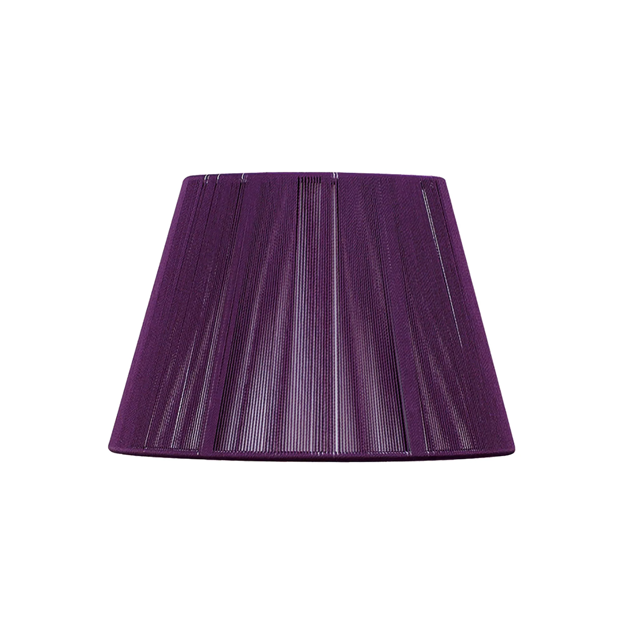 MS061 Silk String Shades Mantra Fusion Silk 30cm String Shade Aubergine ...