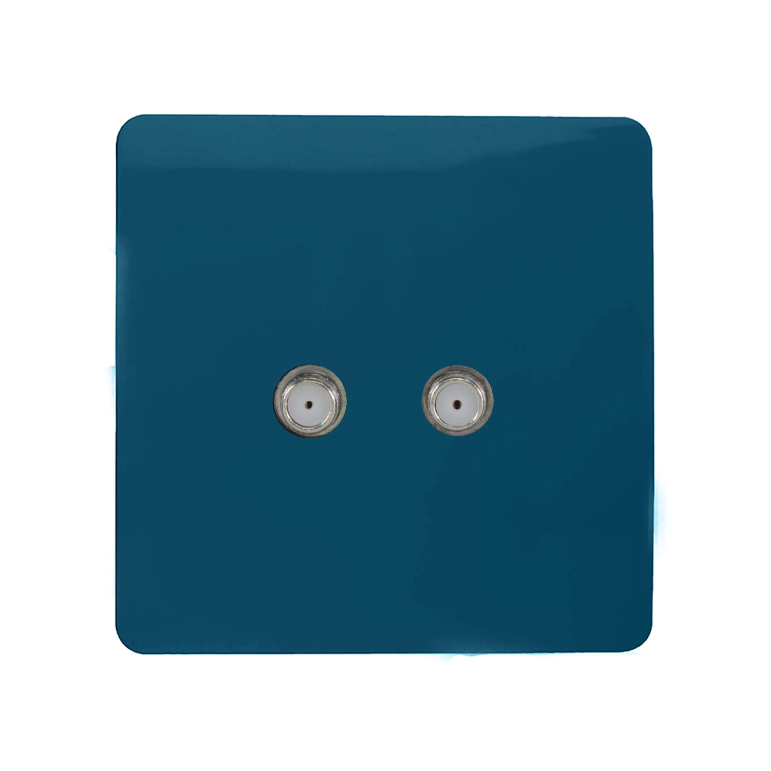 ART-2SATMD Midnight Blue Trendi 2 Gang F-Type Satellite Televison ...