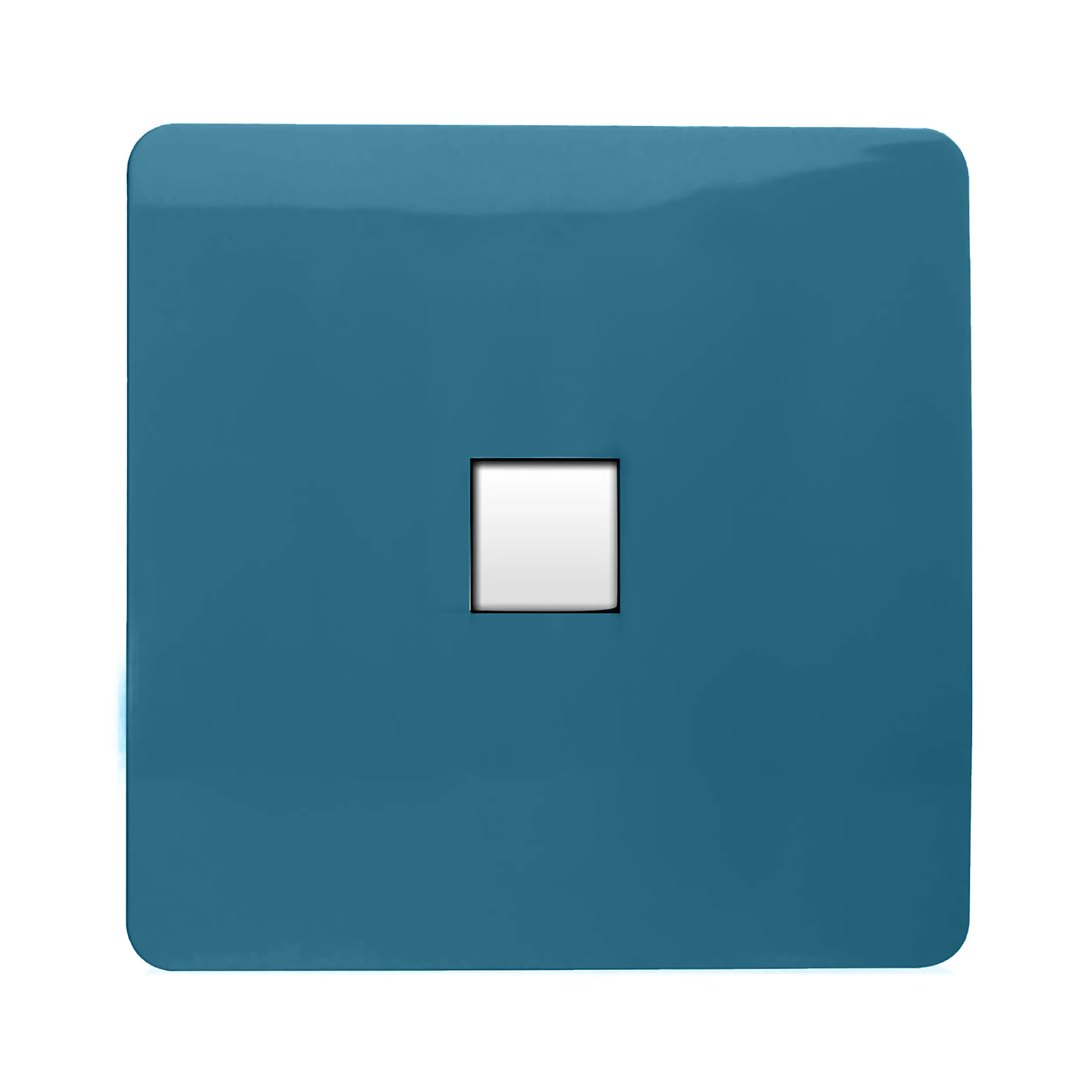 ART-PCOB Ocean Blue Trendi Single PC Ethernet Cat 5 & 6 Data Outlet ...