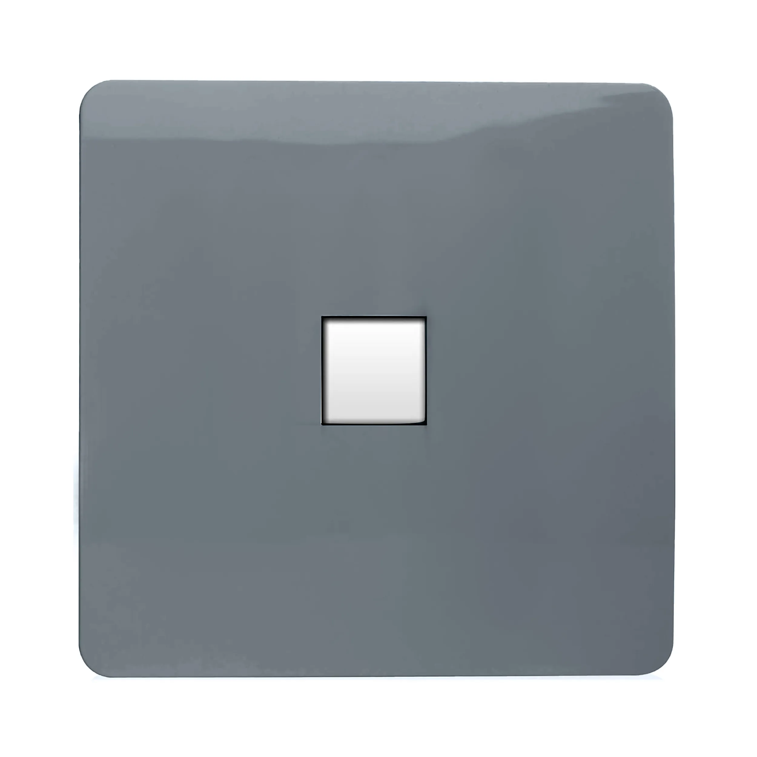 ART-PCWG Warm Grey Trendi Single PC Ethernet Cat 5 & 6 Data Outlet Warm ...